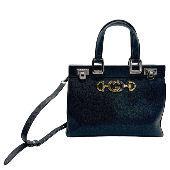 Gucci | Bags | Gucci Zumi Shoulder Bag Black | Poshmark